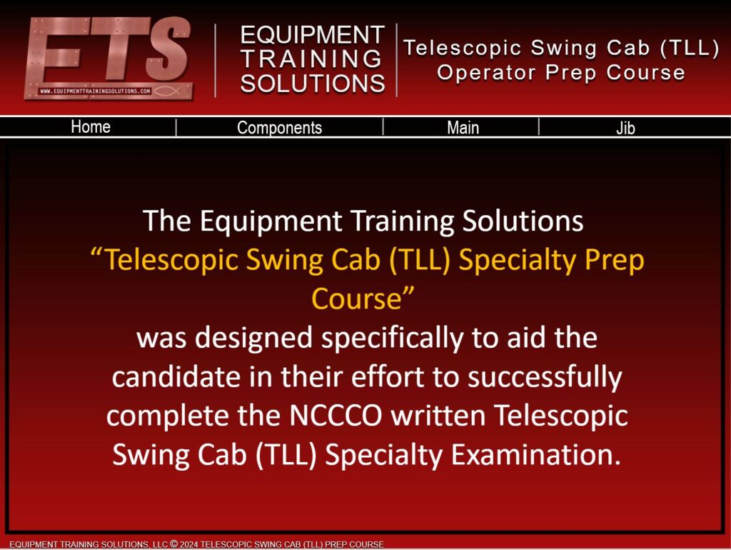 Grúa Telescópica Con Cabina Giratoria (TLL) – Instructor Presentación ...